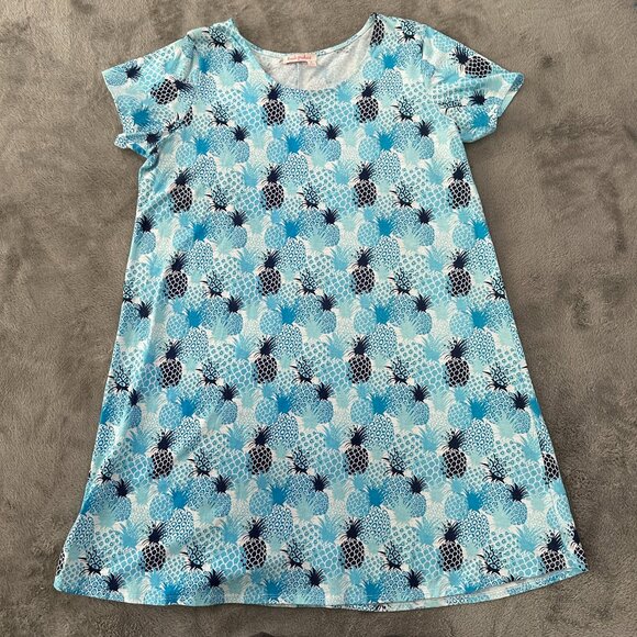 fresh produce | Dresses | Fresh Produce Short Sleeve Blue Tropical ...
